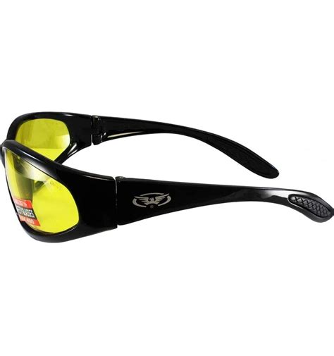 Hercules Nylon Sunglasses Black Frameyellow Lens Black Frame