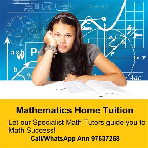 Mathematics Home Tuition From S30 Per Hour Learning And Enrichment