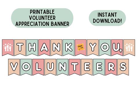 Gratitude To Volunteers Thank You For Your Invaluable Impact