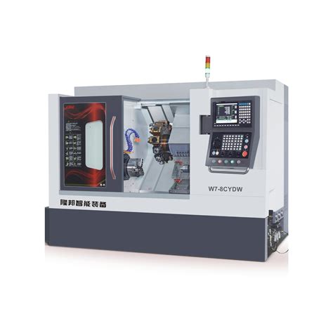 China Machine Automatic Slant Bed Lathe Linear 8 Station Auto Machine Factory Price High Precise