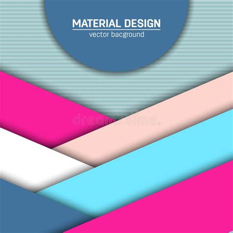 Vector Material Design Background Abstract Creative Concept Layout