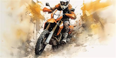Premium Ai Image Ai Generated Ai Generative Enduro Moto Cross Offroad