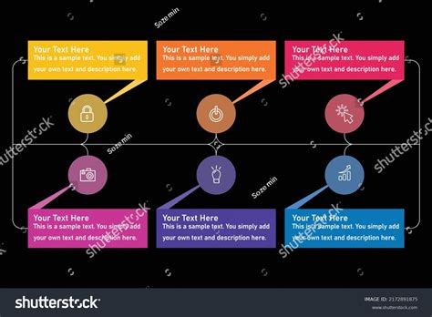 Flowchart Scheme Infographics Chart Element 6 Stock Vector Royalty