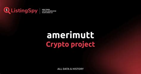 Amerimutt Crypto Project Info Mutt Listings Events Charts Community