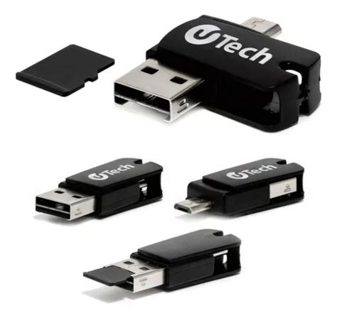 Unidad Flash Usb Utech Nf E Con Otg Micro Sd De 16 Gb 3 En 1 Color