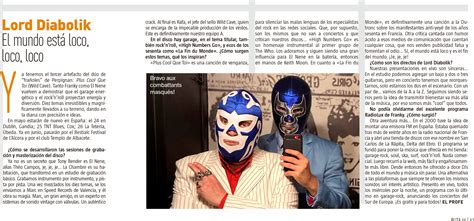 Lord Diabolik Entrevista Ruta 66 Noticias Sweet Grooves Records