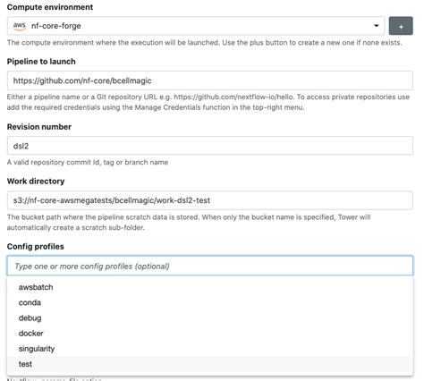 Bug Profile Not Recognized Issue Seqeralabs Nf Tower GitHub