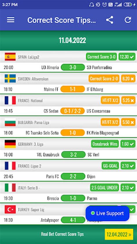Correct Score 100 Sure For Android Download