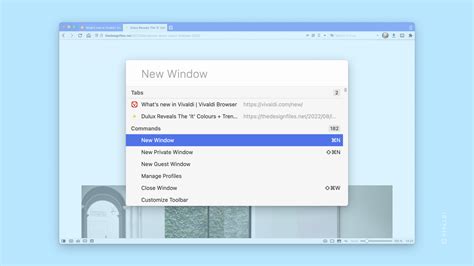 press vivaldi browser