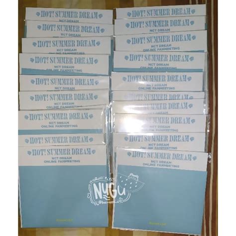 Nct Dream Hot Summer Dream Official Md Ar Ticket Set Mark Renjun Jeno