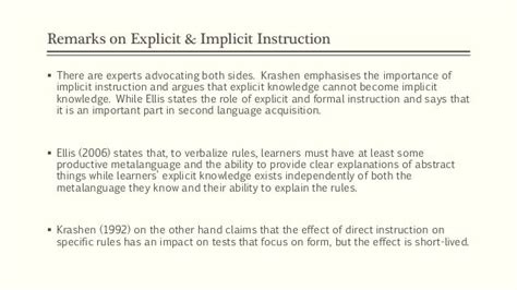 Explicit And Implicit Grammar Teaching