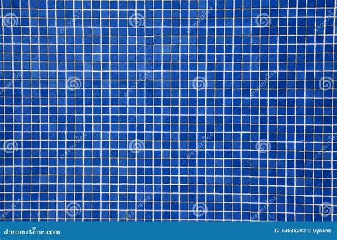 Mattonelle Di Mosaico Blu Fotografia Stock Immagine Di Bagno 13636202