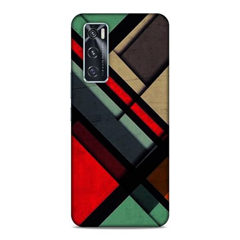 LETAPS Printed Mobile Back Hard Case Cover For Vivo V SE Cool Wallpaper Red Graphics Art