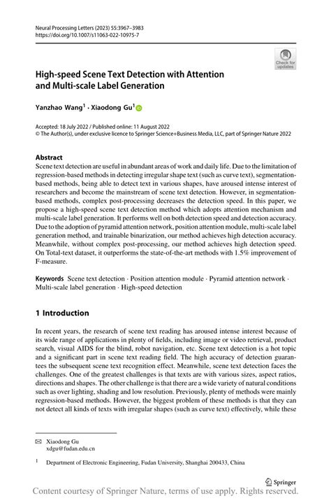 High Speed Scene Text Detection With Attention And Multi Scale Label Generation