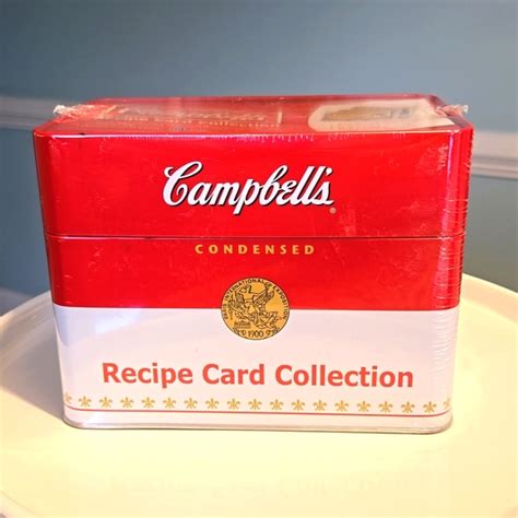 Campbells Kitchen Campbells Soup Tin Recipe Card Collection New