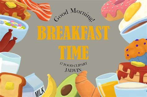 Breakfast Time Graphic By Jadvin Art · Creative Fabrica