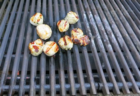 Grilled Marinated Sea Scallops With Lemon Tarragon Vinaigrette By Tom