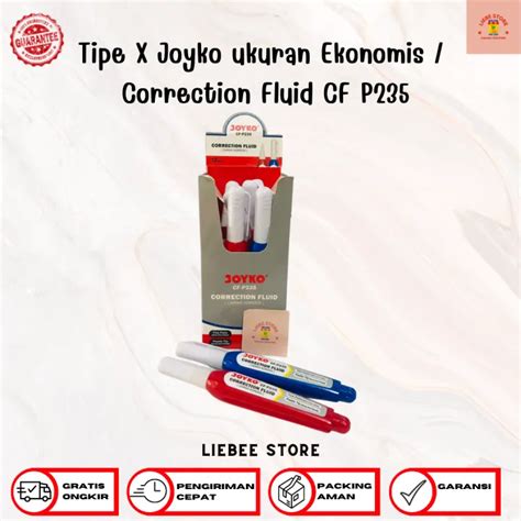 Tipe X Joyko Ukuran Ekonomis Correction Fluid CF P235 Lazada Indonesia