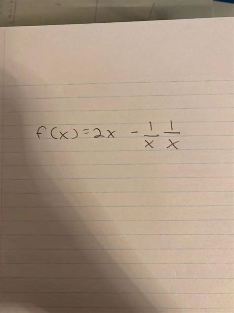 Solved Using First Principles Find Derative Of Fx