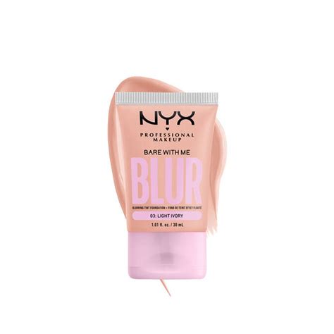 Buy Nyx Pro Makeup Bare With Me Blur Tint Foundation 03 Light Ivory