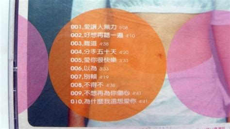 2000 陶莉萍 好想再聽一遍 專輯 愛讓人無力難道愛你很快樂以為等10首好歌 歡迎看圖與曲目 Yahoo奇摩拍賣