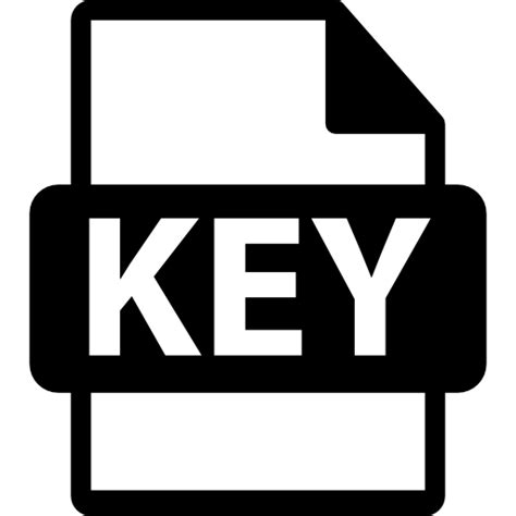 KEY File Format Icon