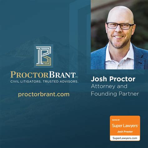 Congratulations To Proctor Brants Own Josh Proctor On Being Selected To Colorado Super Lawyers