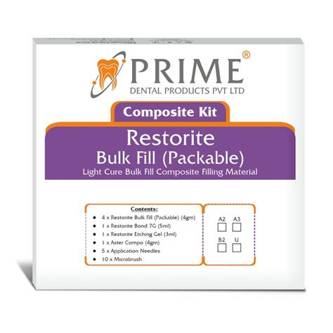 Restorite Bulk Fill Kit Packable For Dental Clinic At ₹ 3100box In