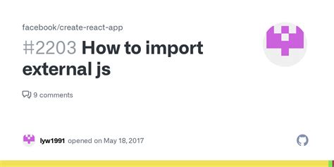 How To Import External Js · Issue 2203 · Facebookcreate React App · Github