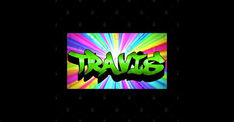 Travis Urban Street Graffiti Style Name Piece Travis Urban Street