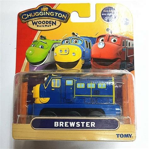 Tomy Chuggington Wooden Magnetic Train Brewster Head Ebay