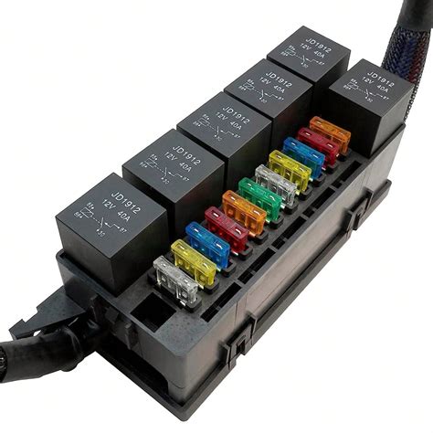 Waterproof V Auto Way Fuse Relay Box Block With Pin Relay And Fuses For Automotive Car