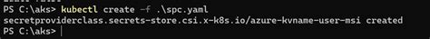 Secretproviderclass Syntax Not Working Microsoft Qanda