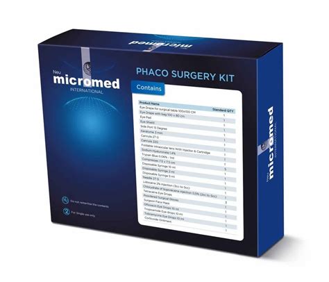 Phaco Kit At Best Price In Ahmedabad By Neu Micromed International