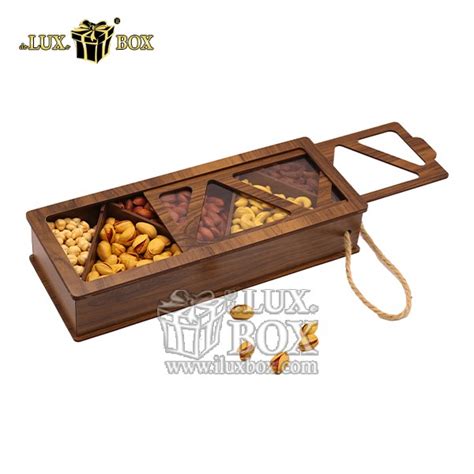 لوکس باکس جعبه آجیل و خشکبار کادویی لوکس باکس کد Lb058