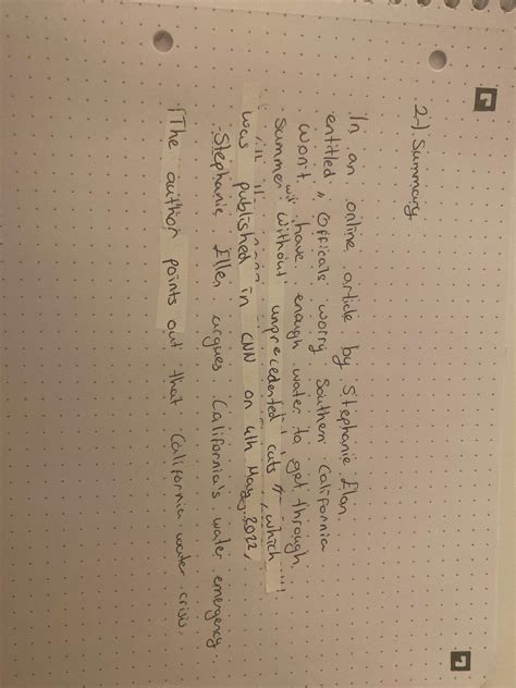 Summary Schreiben Schule Englisch