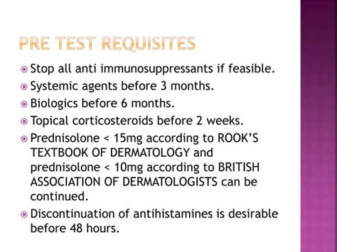 Patch Test In Dermatology Pptx