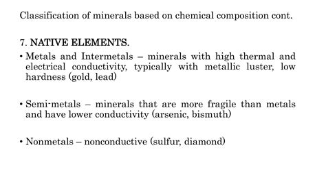 Minerals Pptpptx