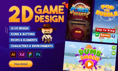Design Stunning Professional 2d Game Ui Assets Props Icons By