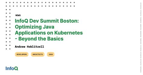 infoq dev summit boston optimizing java applications on kubernetes