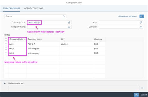 Value Help Dialog Sap Fiori Design Guidelines