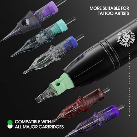 Dragonhawk S11 Tattoo Pen Machine B2 Wireless Battery Kit Ballpoint Ca