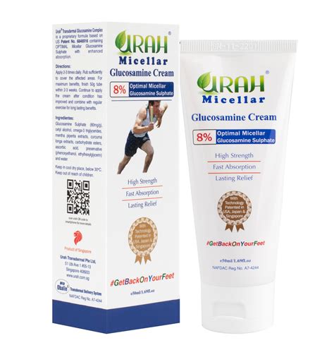 Urah Micellar Glucosamine Cream (Dual Pack Offer) - Micellar ...
