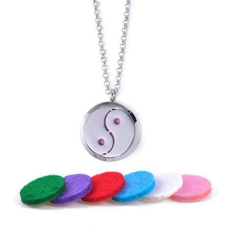 Stainless Steel Essential Oil Diffuser Locket Necklace Project Yourself