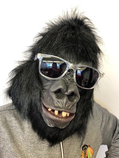 Deluxe Gorilla Primate Ape Latex Face Mask Zagone Studios Llc