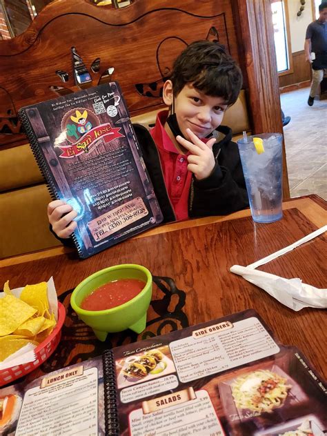 Menu At El San Jose Mexican Restaurant New Philadelphia