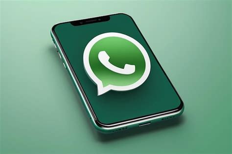 Premium Photo Whatsapp Application 3d Icon On Green Background Vector