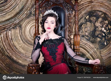 Queen Sitting On Throne Art