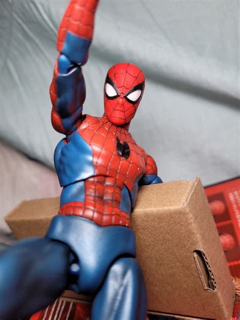 Custom Ps4 Game Head For Spider Man Mafex No 075 Hobbies And Toys Toys