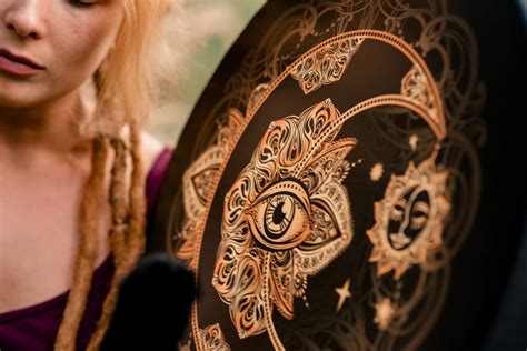 16 And 24 Alchemical Moon Vegan Tunable Hand Drum The Sound Journey